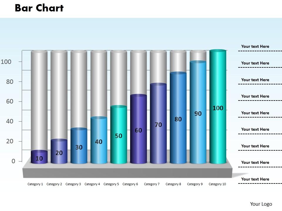 0414 Column Chart Growth Illustration Powerpoint Graph | Templates ...