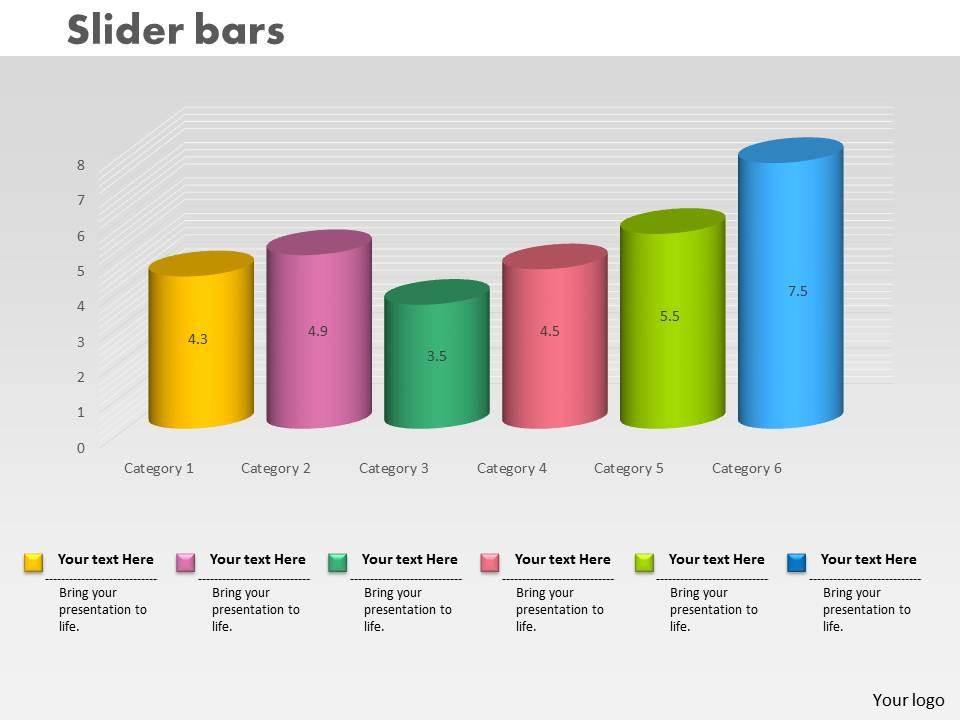 0414 Financial Ratio Slider Column Chart Powerpoint Graph | PowerPoint ... 0414 Financial Ratio Slider Column Chart Powerpoint Graph | PowerPoint ...