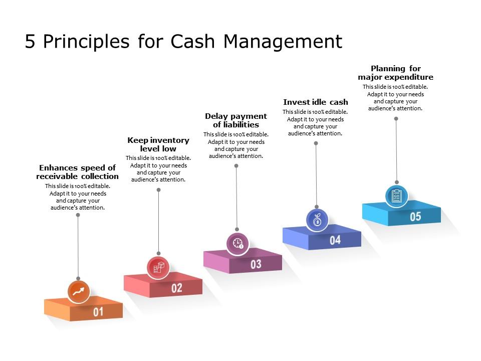 5 Principles For Cash Management Presentation Graphics Presentation 5-principles-for-cash-management-presentation-graphics-presentation