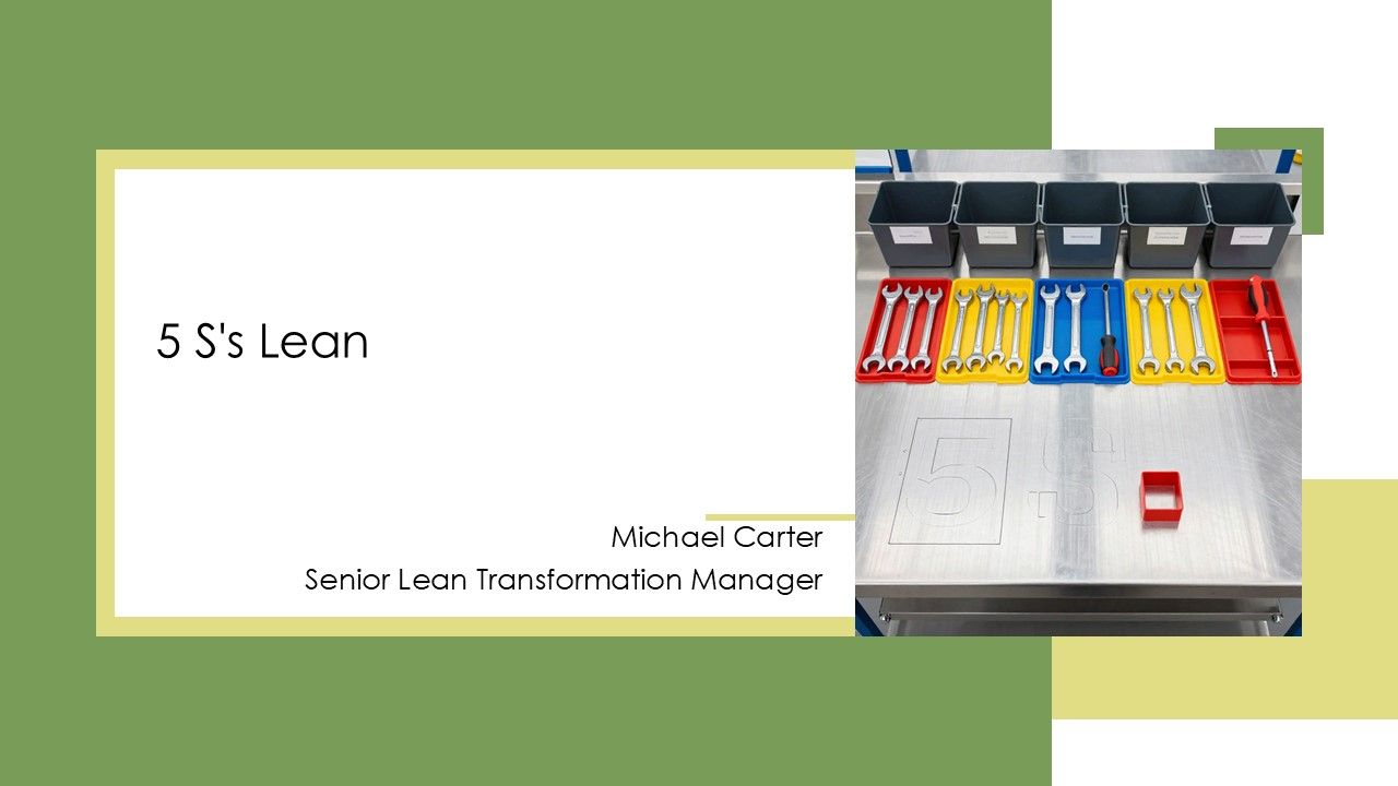 5 Ss Lean PPT Designs VA