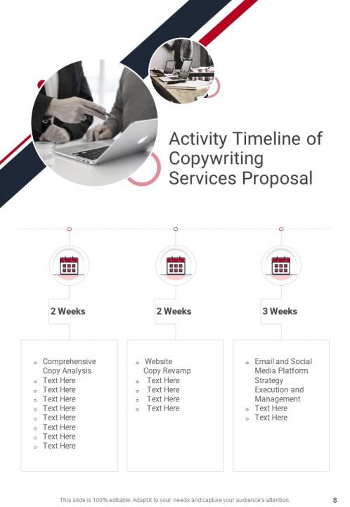 A4 Copywriting Services Proposal Template | Presentation Graphics | Presentation PowerPoint ...