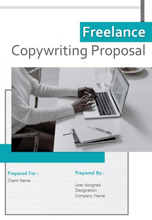 A4 Freelance Copywriting Proposal Template | Presentation Graphics | Presentation PowerPoint ...