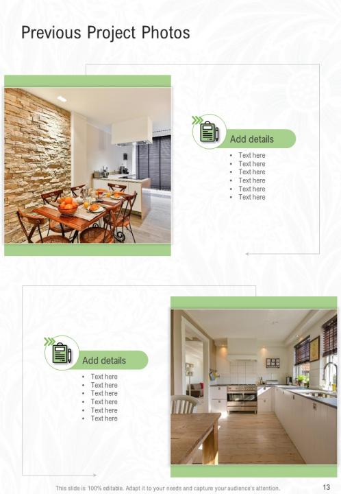 A4 Interior Design Proposal Template | Presentation Graphics ...