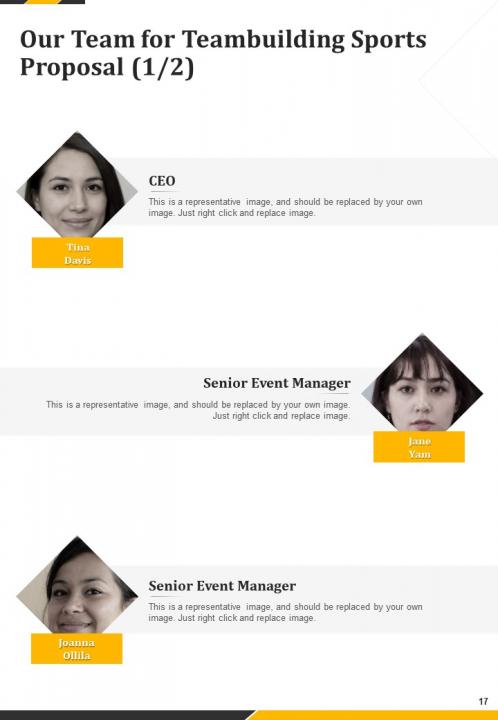 A4 Teambuilding Sports Proposal Template | Presentation Graphics ...