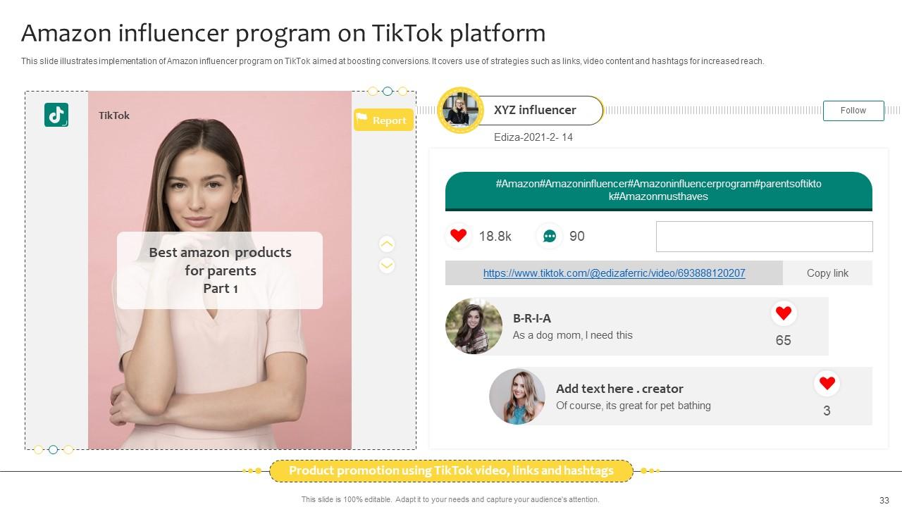 Top 10 A Comprehensive Guide To Amazon Influencer Program PowerPoint ...