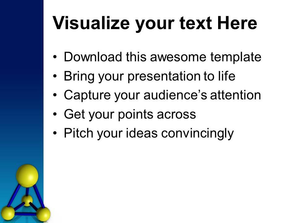 Abstract Model Of Atoms Science Powerpoint Templates Ppt Themes And