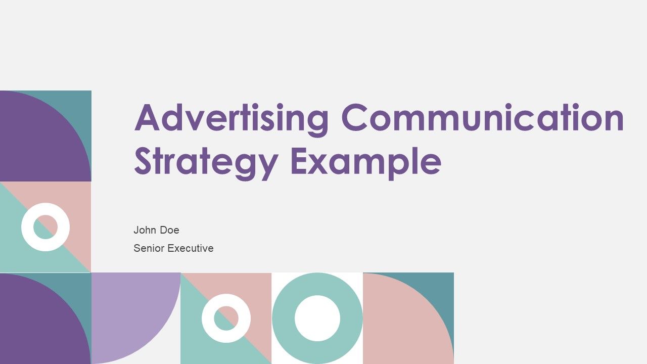 Advertising Communication Strategy Example PPT Sample ST AI