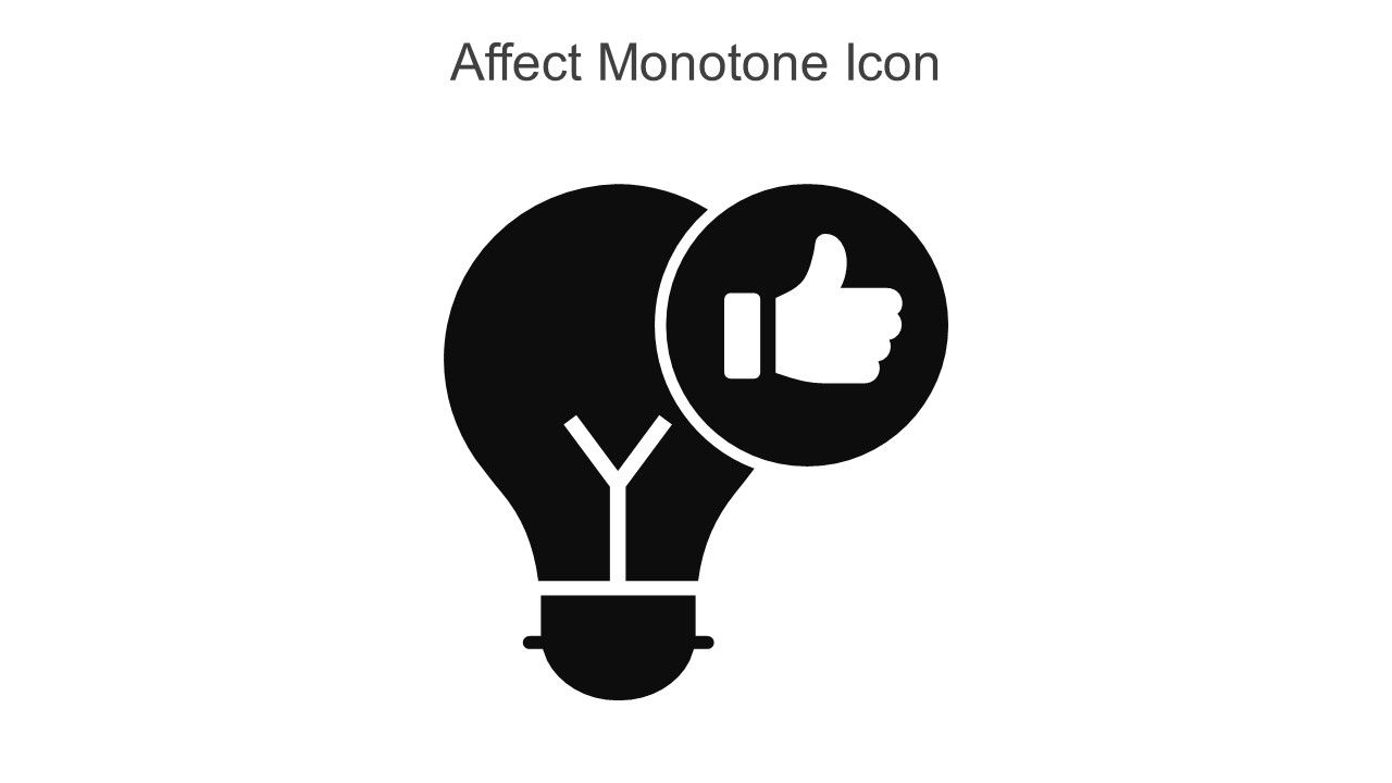 Affect Monotone Icon In Powerpoint Pptx Png And Editable Eps Format Ppt