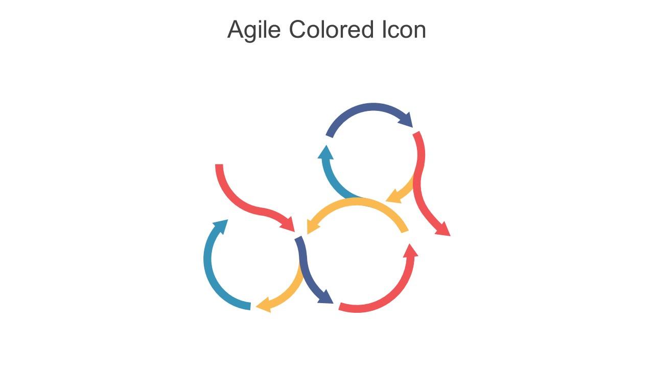 Agile Colored Icon In Powerpoint Pptx Png And Editable Eps Format Ppt