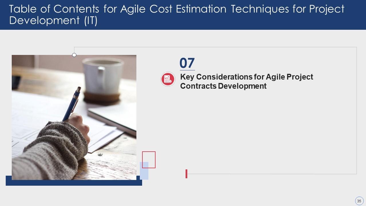 Agile Cost Estimation Techniques For Project Development It Powerpoint