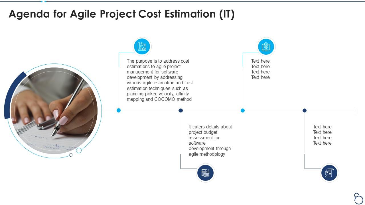 Agile Project Cost Estimation It Agenda For Agile Project Cost