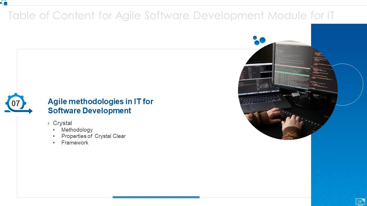 Agile Software Development Module For IT Powerpoint Presentation Slides | Presentation Graphics ...