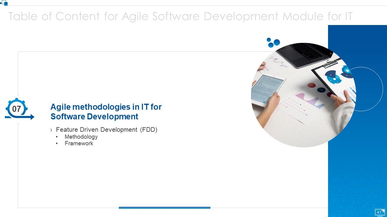 Agile Software Development Module For IT Powerpoint Presentation Slides | Presentation Graphics ...