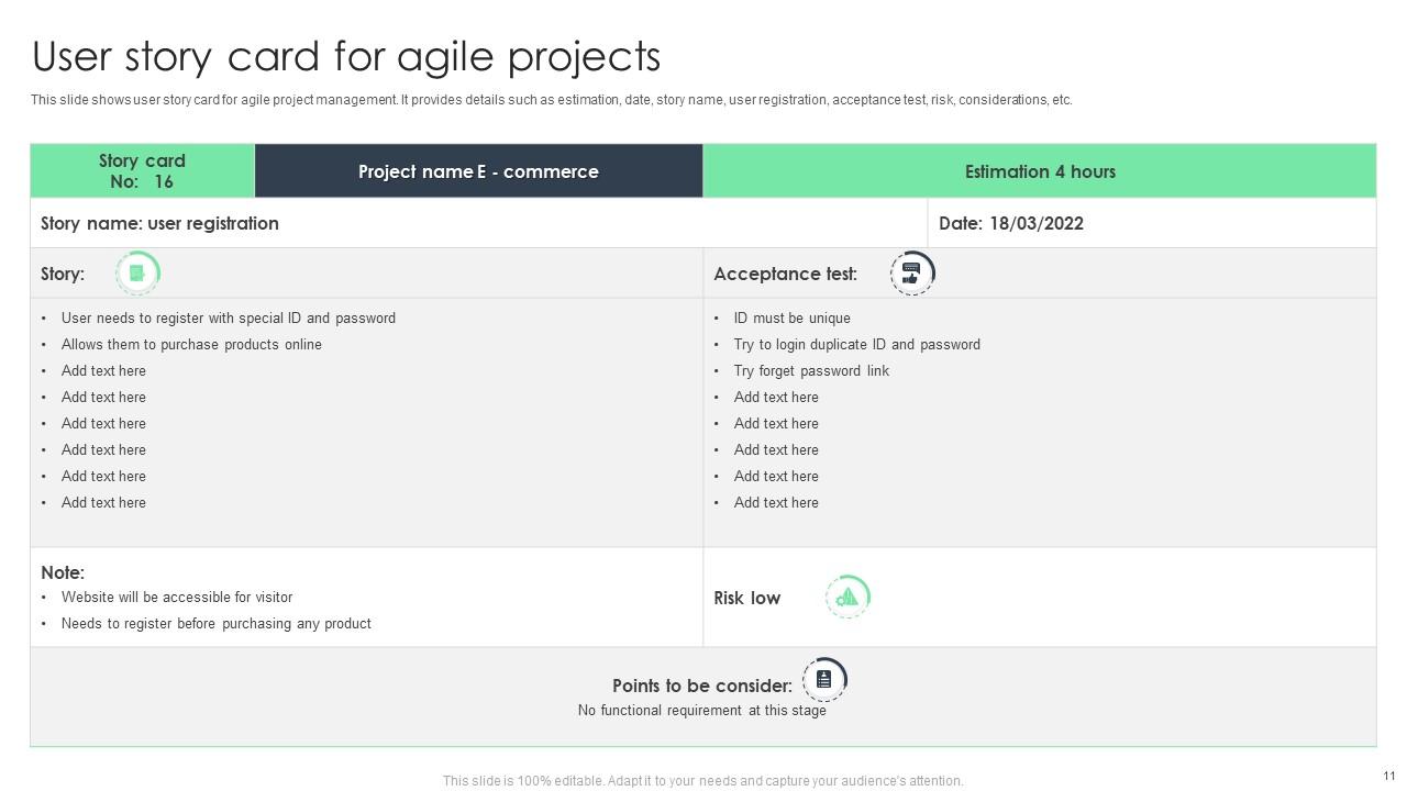Agile User Story Powerpoint PPT Template Bundles PPT Template