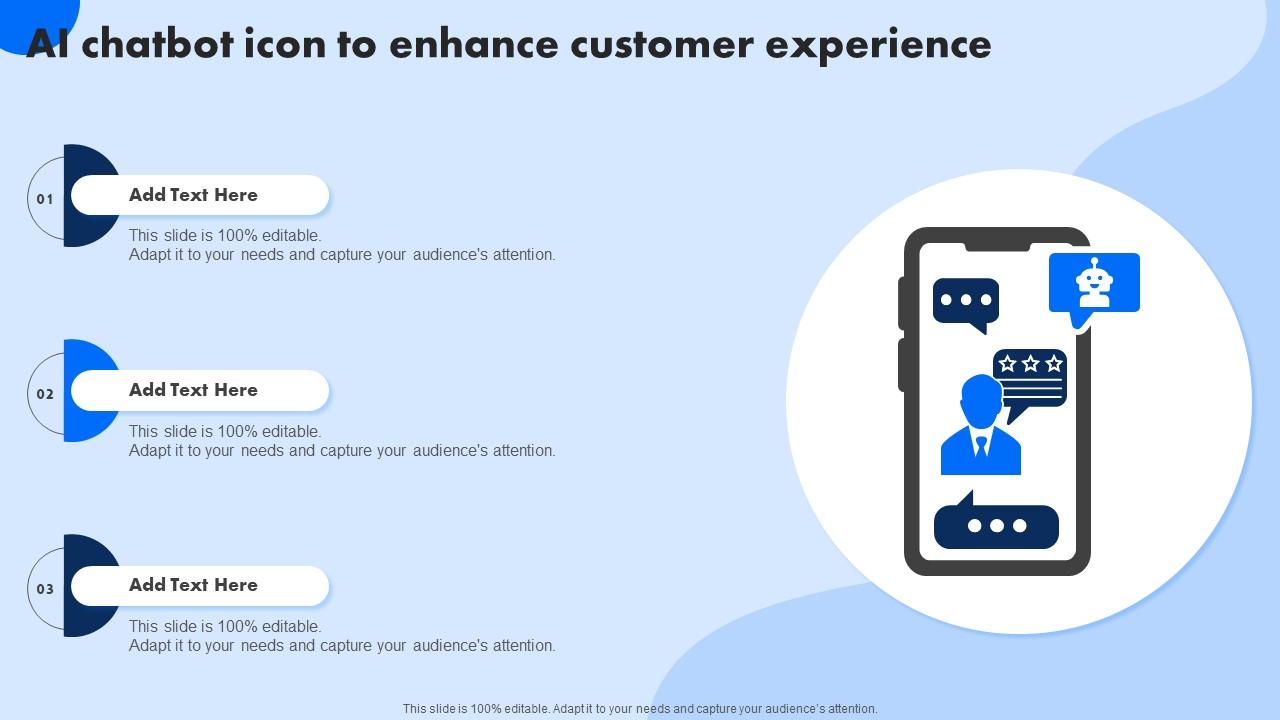 AI Chatbot Icon To Enhance Customer Experience AI Chatbot Icon To Enhance Customer Experience