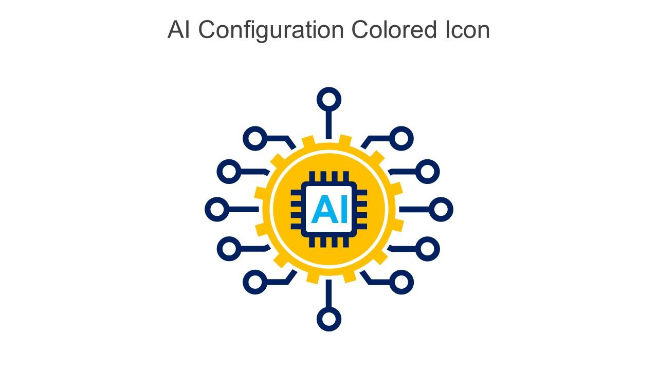 AI Configuration Colored Icon In Powerpoint Pptx Png And Editable Eps Format PPT Template