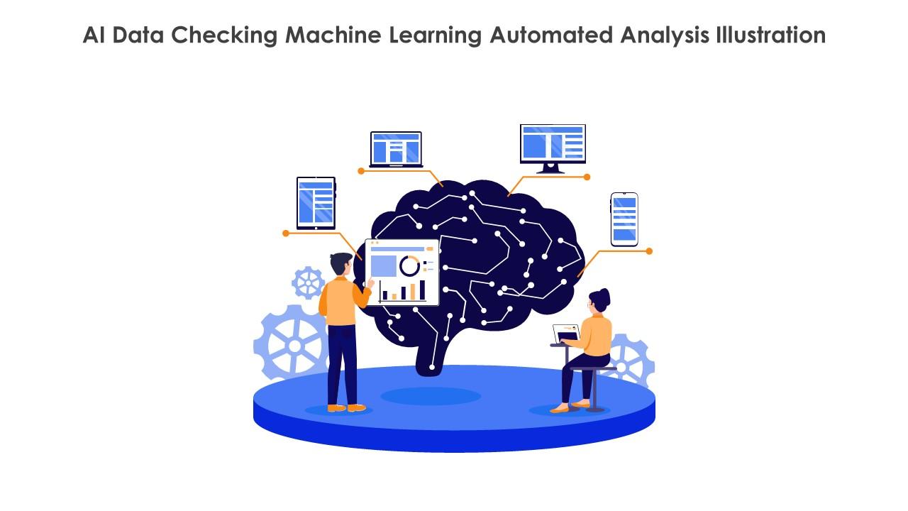 AI Data Checking Machine Learning Automated Analysis Illustration PPT ... AI Data Checking Machine Learning Automated Analysis Illustration PPT ...