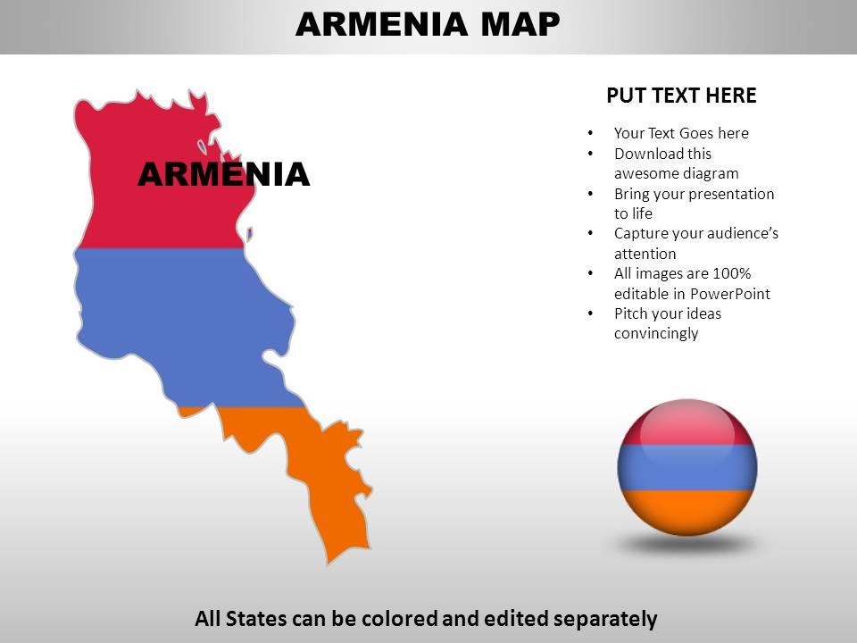 Armenia Country Powerpoint Maps | PowerPoint Templates Designs | PPT ...