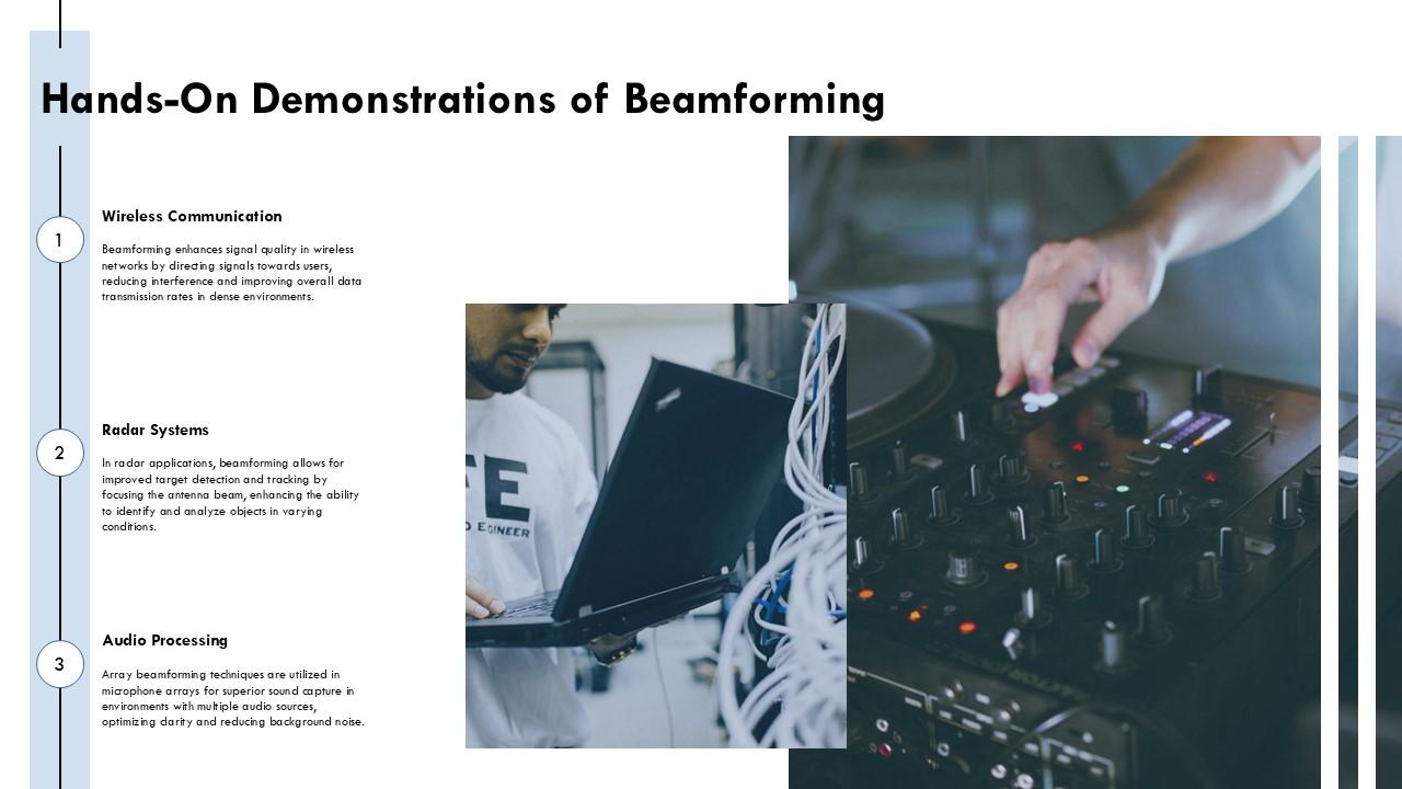 Array Factor Beamforming Antenna Signal Processing PPT Sample ST AI PPT PowerPoint