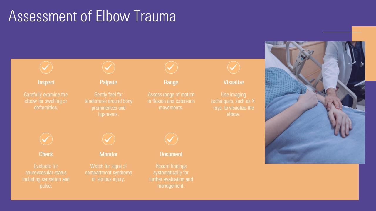 Assessment Of Elbow Trauma Ossification PPT Template ACP PPT Presentation