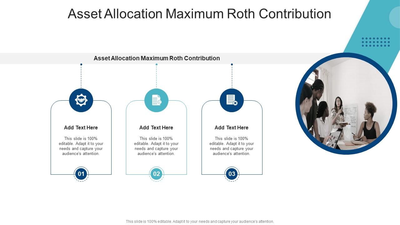 Asset Allocation Maximum Roth Contribution In Powerpoint And Google Slides Cpb PPT Example