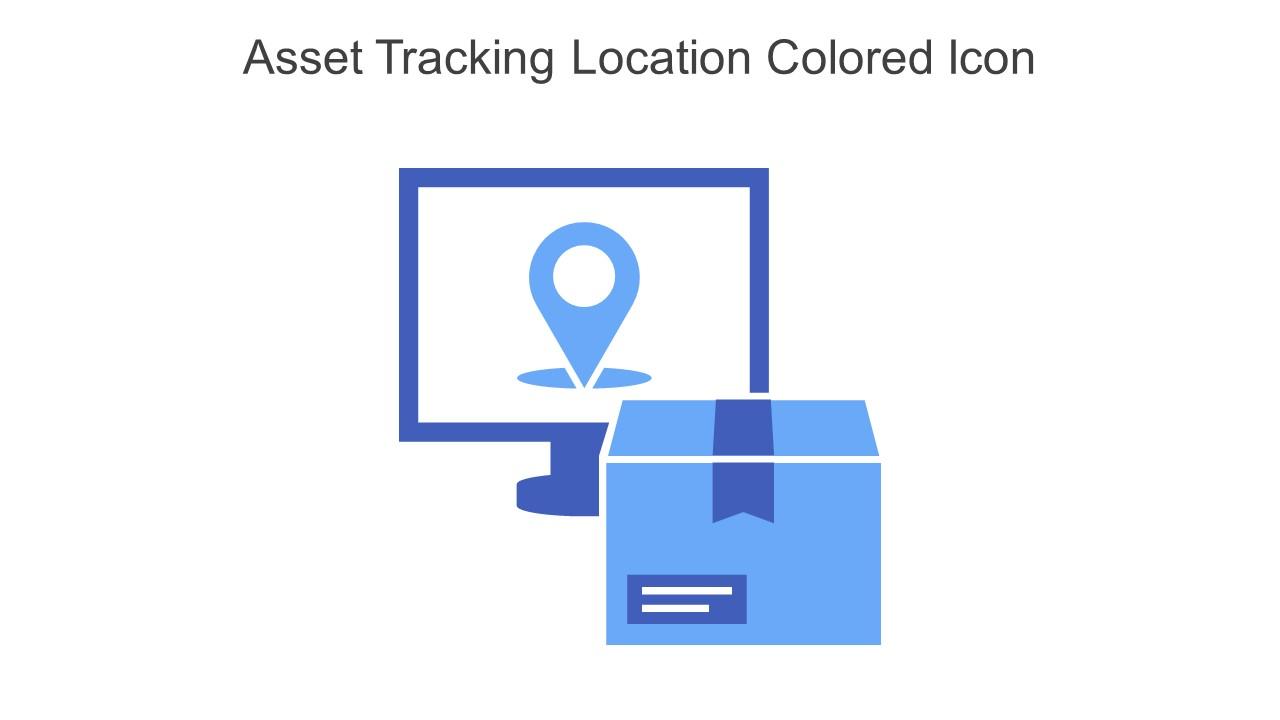 Asset Tracking Location Colored Icon In Powerpoint Pptx Png And Editable Eps Format PPT Template