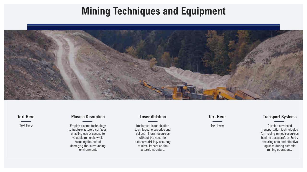 Asteroid Mining Extracting Space Resources Minerals PPT Sample ST AI PPT Example