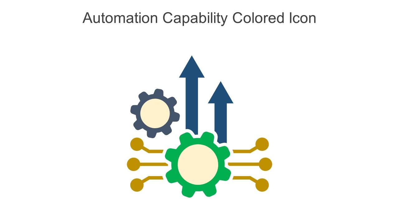 Automation Capability Colored Icon In Powerpoint Pptx Png And Editable