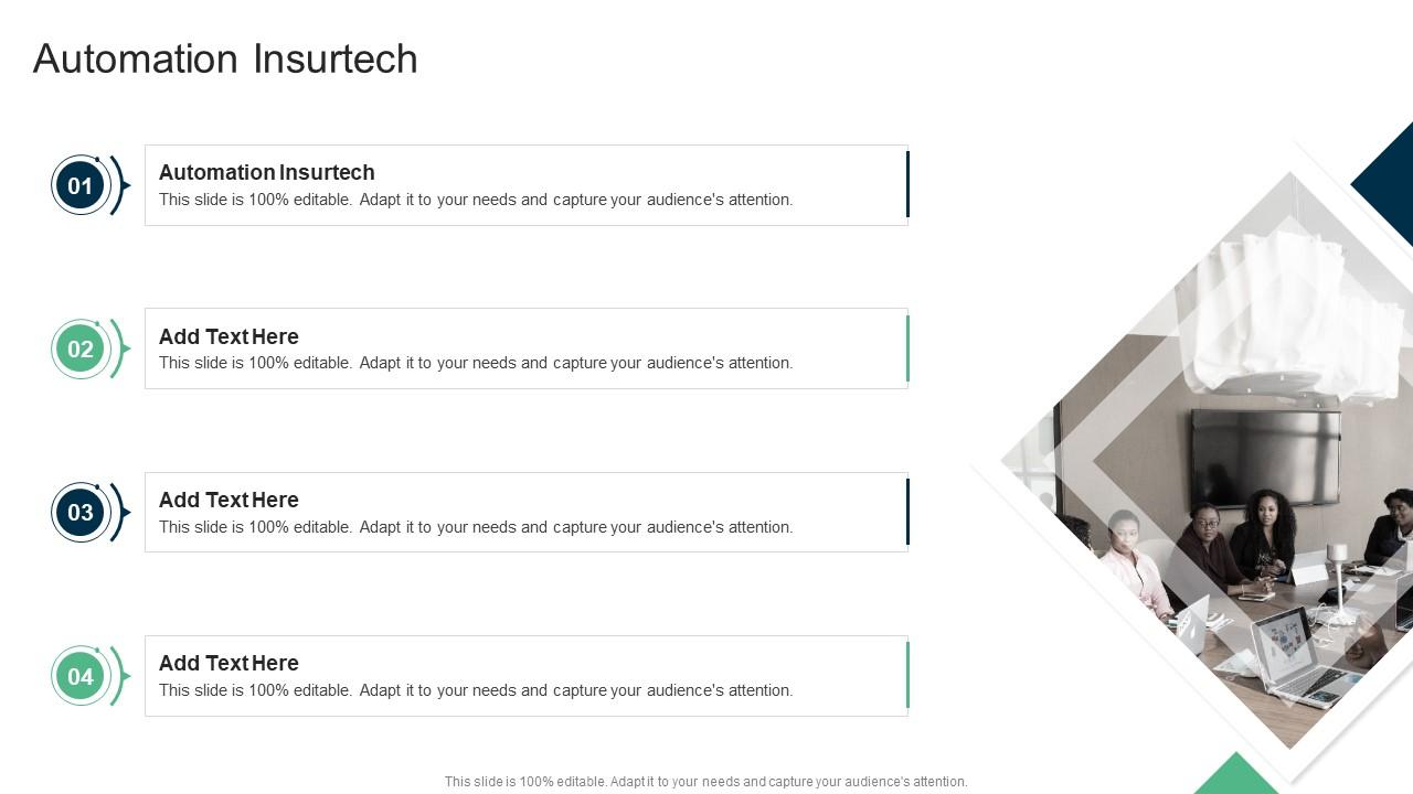 Automation Insurtech In Powerpoint And Google Slides Cpb PPT PowerPoint