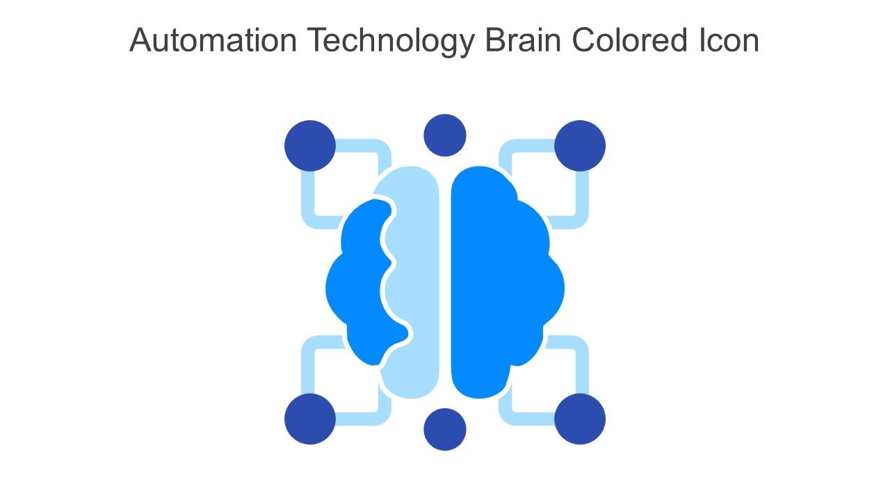 Automation Technology Brain Colored Icon In Powerpoint Pptx Png And Editable Eps Format Ppt Example