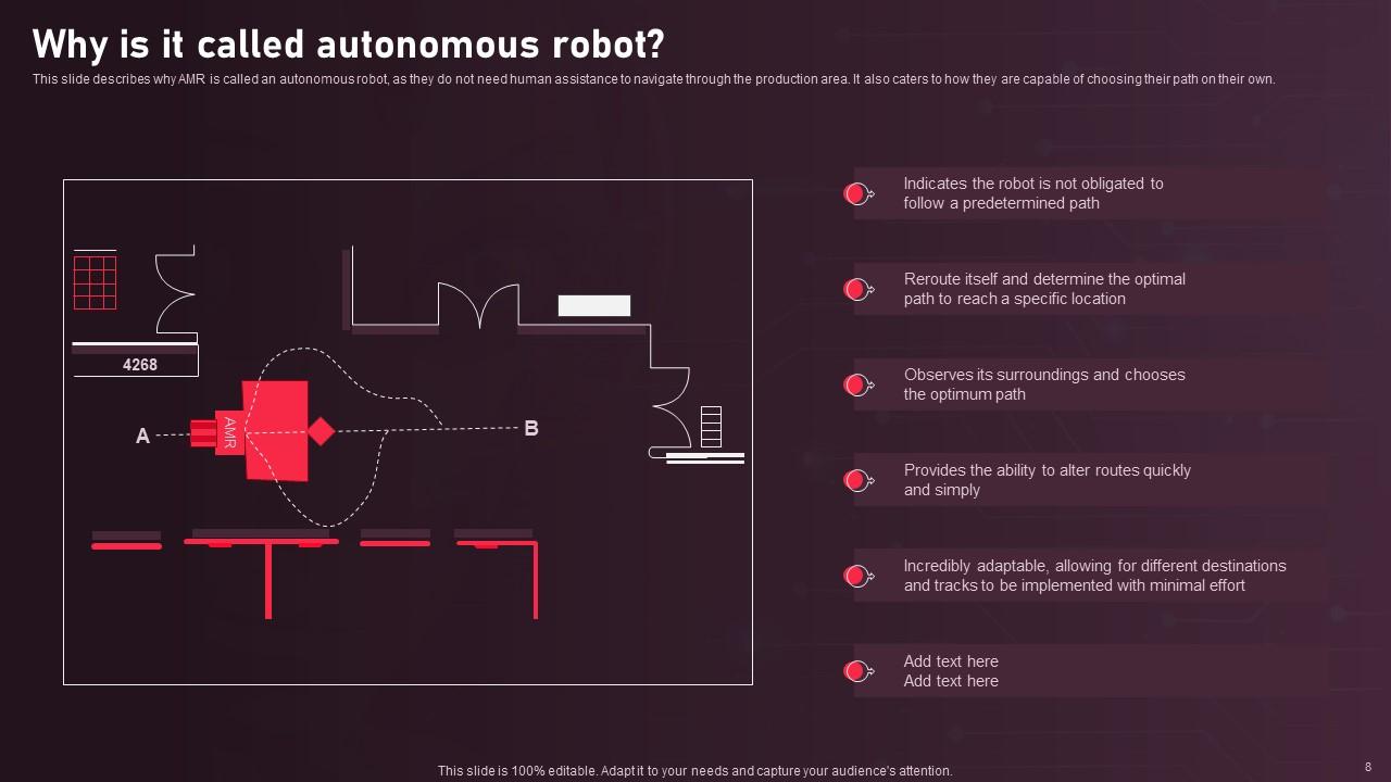 Autonomous Mobile Robots Architecture Powerpoint Presentation Slides 5155