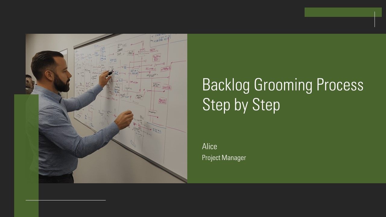 Backlog Grooming Process Step By Step PPT Template AT