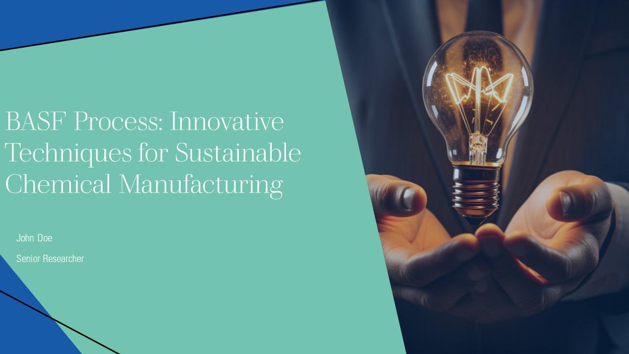 BASF Process Innovative Techniques For Sustainable Chemical Manufacturing PPT Template ST AI PPT ...