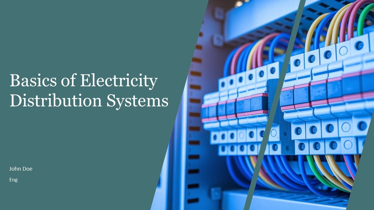 Basics Of Electricity Distribution Systems PPT PowerPoint AT