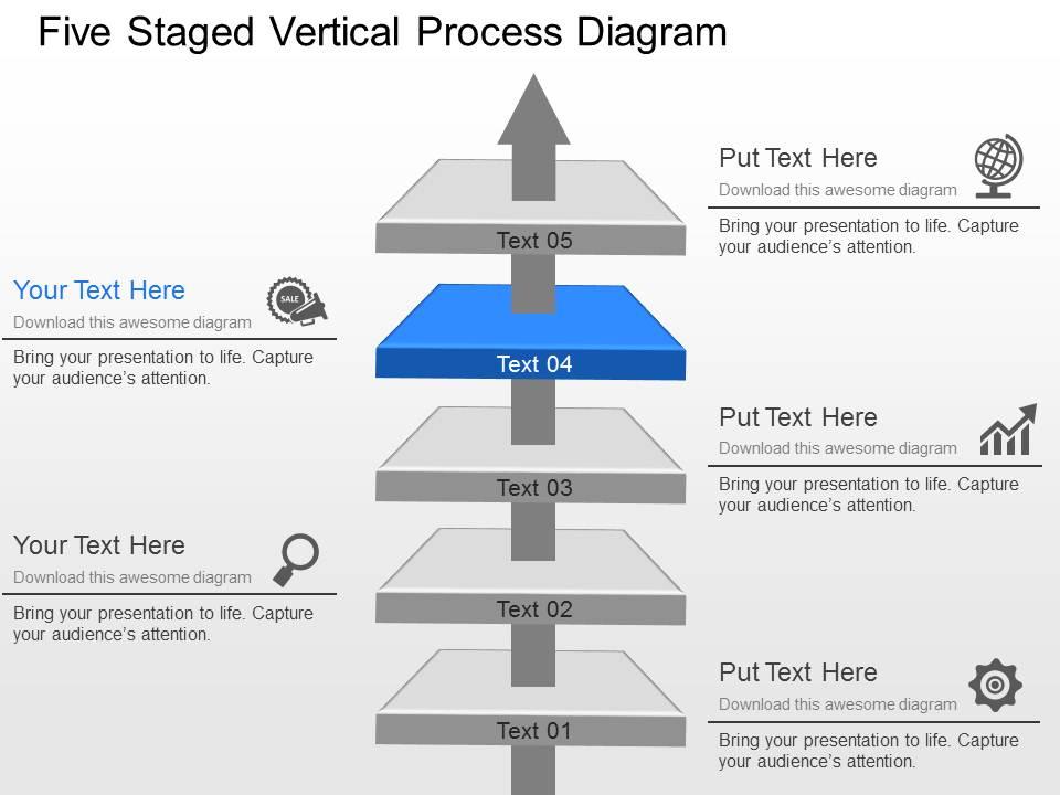 Top 10 Five Staged Vertical Process Diagram PowerPoint Presentation ...