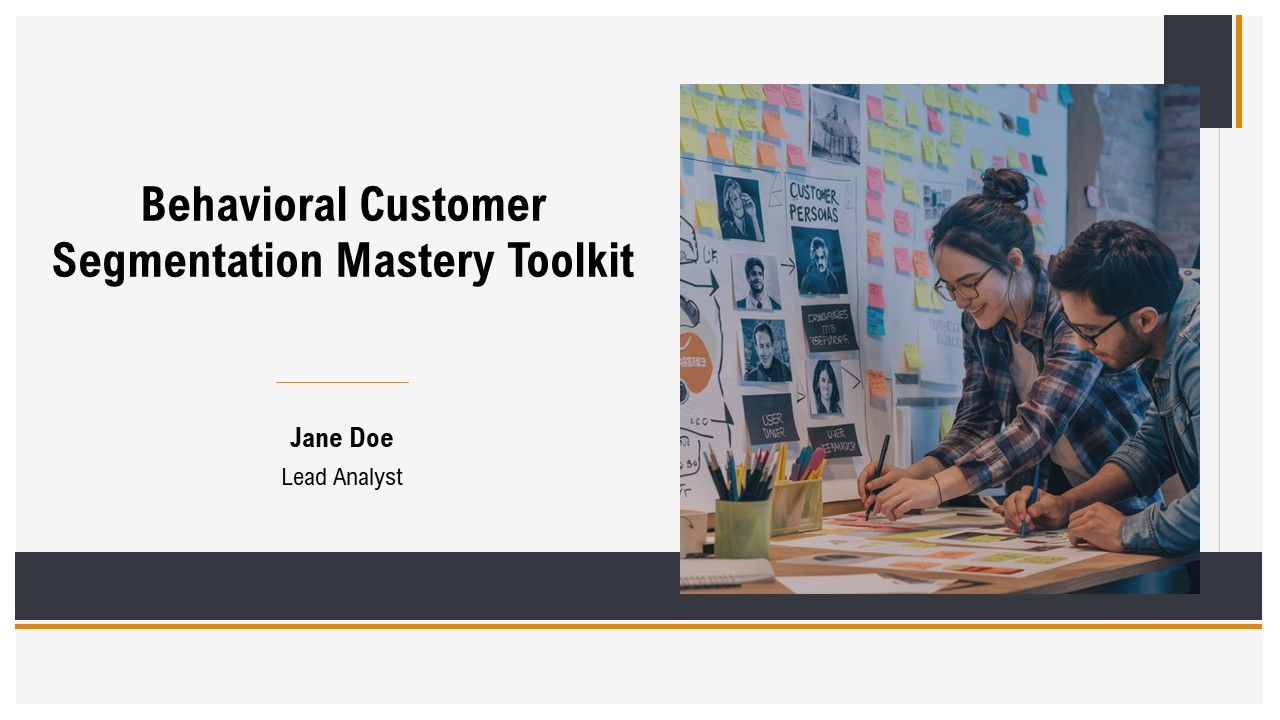 Behavioral Customer Segmentation Mastery Toolkit PPT Outline AT
