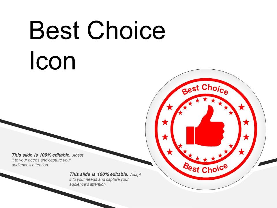 Best Choice Icon | PPT Images Gallery | PowerPoint Slide Show ...