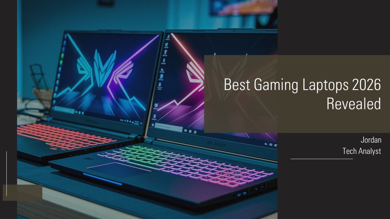 Best Gaming Laptops 2026 Revealed PPT Summary AT