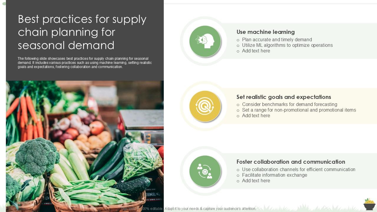 Best Practices For Supply Chain Planning For Optimizing Farm To Table ...