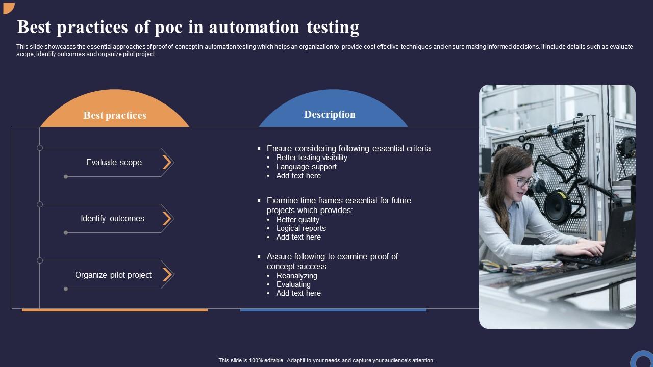 Best Practices Of Poc In Automation Testing PPT PowerPoint Best Practices Of Poc In Automation Testing PPT PowerPoint