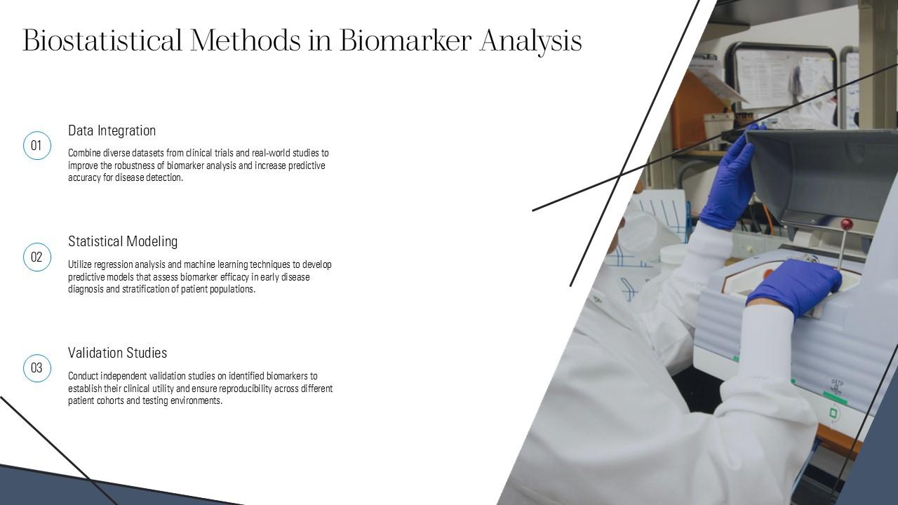 Biostatistical Methods In Biomarker Analysis Ppt Example ST AI SS PPT ...