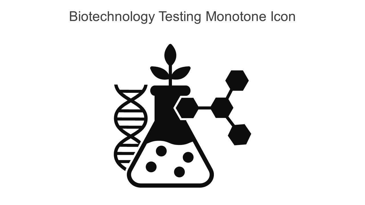 Biotechnology Testing Monotone Icon In Powerpoint Pptx Png And Editable ...