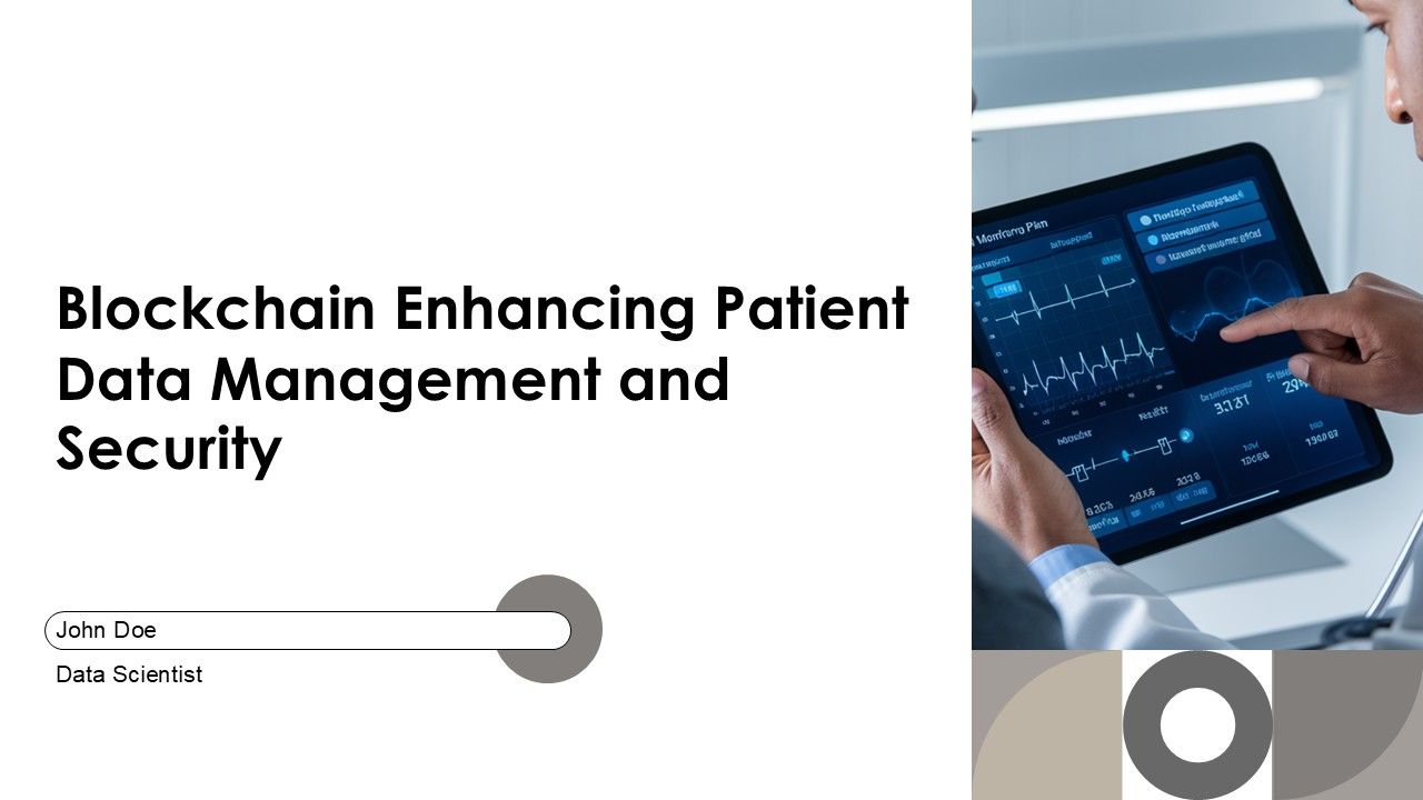 Blockchain Enhancing Patient Data Management And Security PPT Example AT