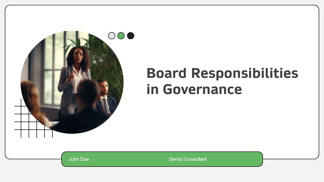 Board Responsibilities In Governance PPT Summary AT