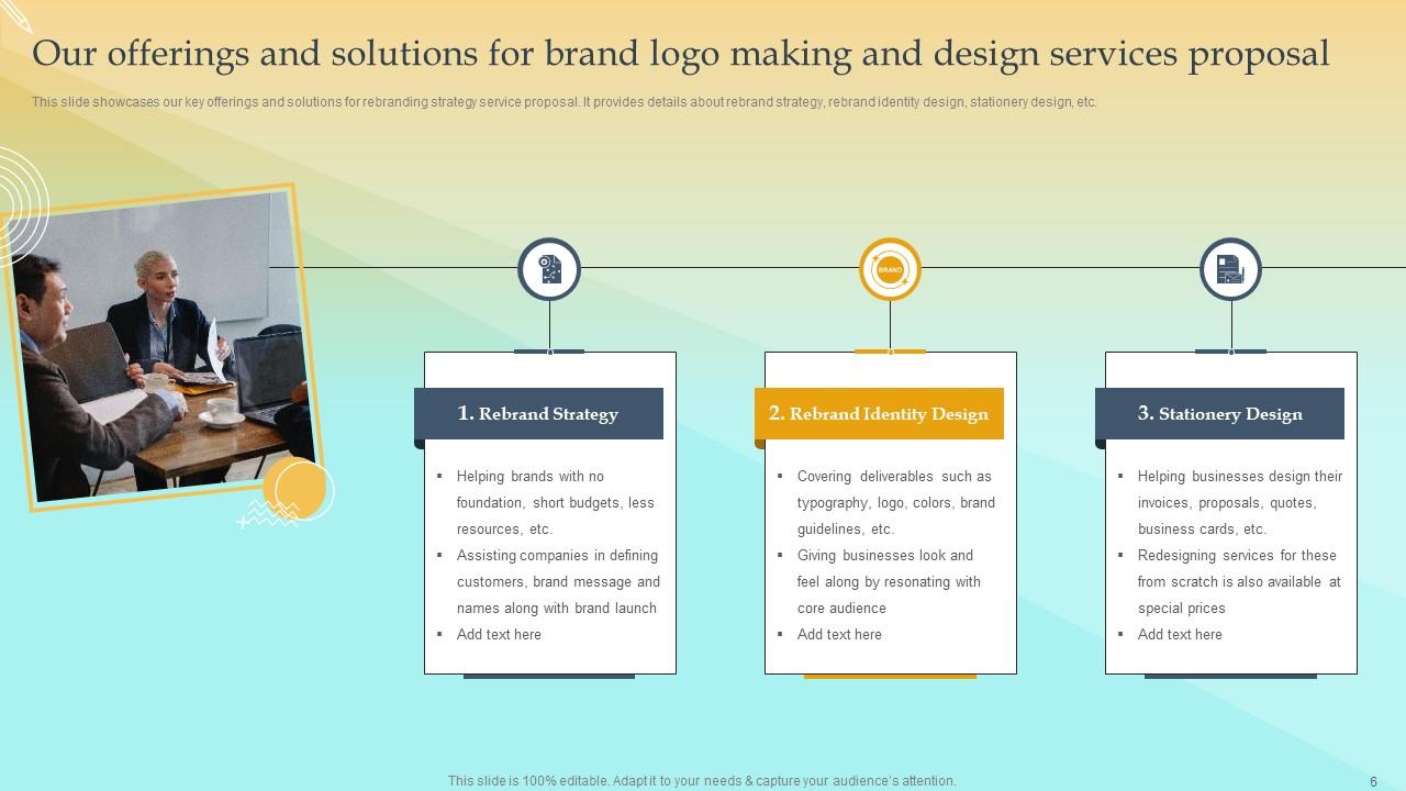 Brand Logo Making And Design Service Proposal Powerpoint Presentation Slides PPT Template