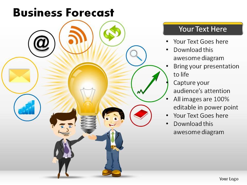 Business Forecast Powerpoint Presentation Slides Powerpoint Shapes