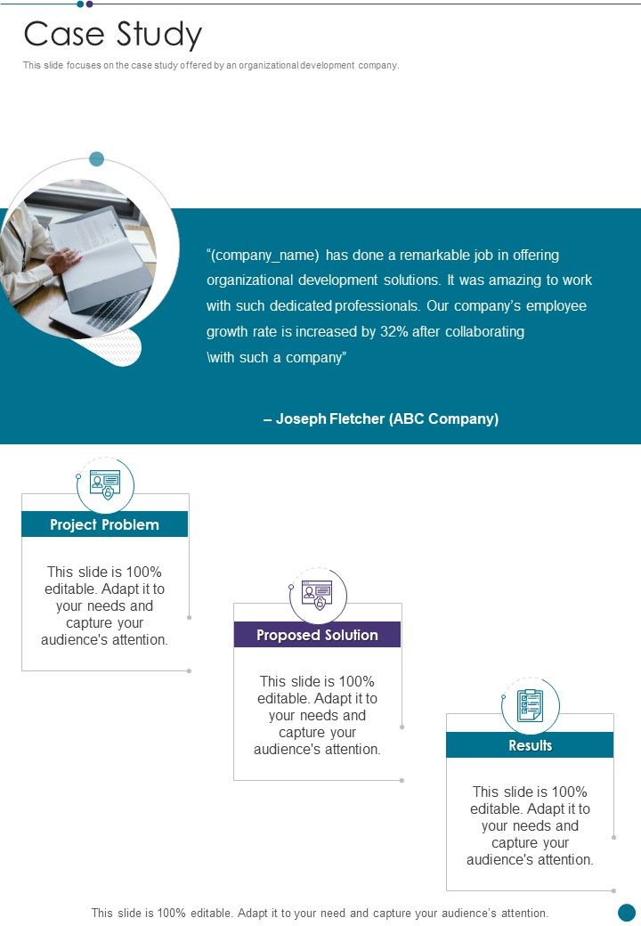 Business Improvement Strategy Proposal Case Study One Pager Sample Example Document ...