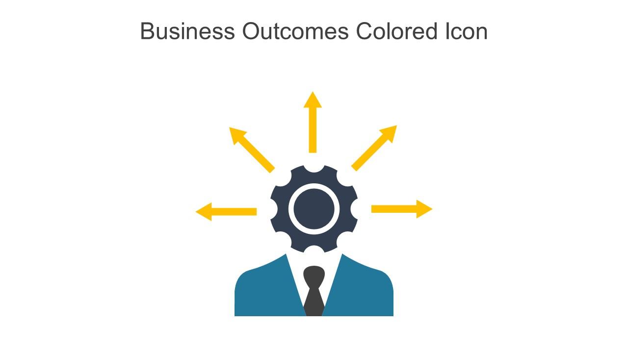 Business Outcomes Colored Icon In Powerpoint Pptx Png And Editable Eps Format PPT Template