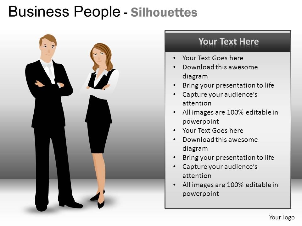 Top 10 People Silhouettes PowerPoint PowerPoint Presentation Templates ...