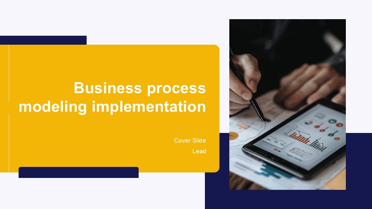 Business Process Modeling Implementation PPT Slides ST AI